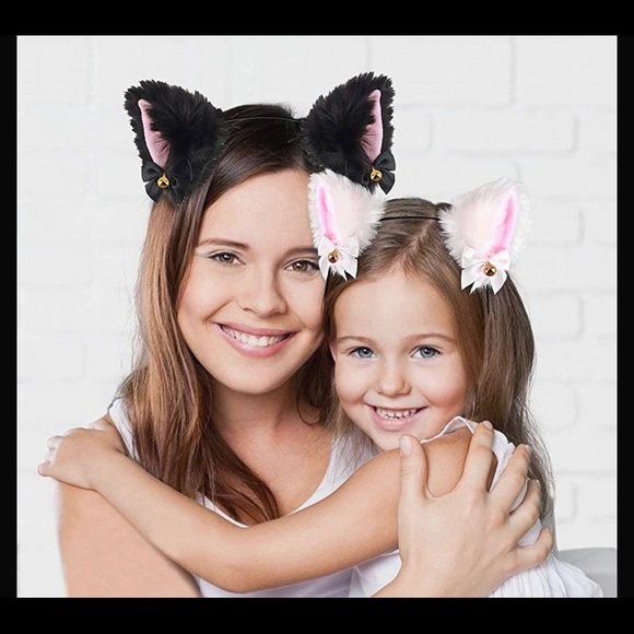 Party Supplies | Nwt 2pk Super Cute Cat Ears With Bows And Bells For ...